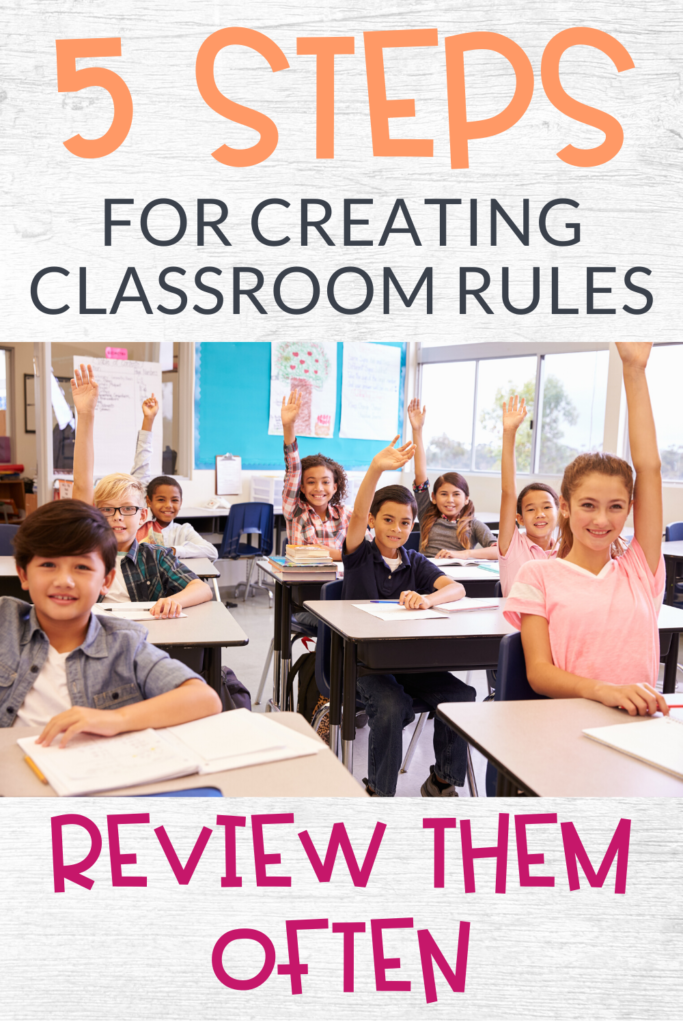 5 Steps For Creating Classroom Rules - The Self-Sufficient Classroom